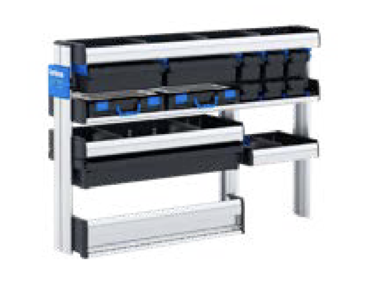 Sortimo Xpress 5 reol - Venstre side - Sortimo Xpress Reoler - NOWAS AS