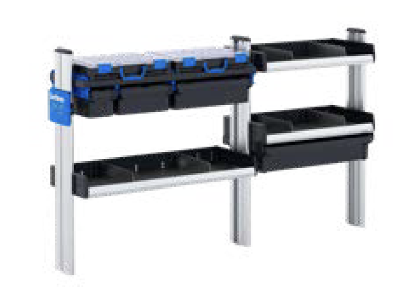 Sortimo Xpress 9 reol - Venstre side - Sortimo Xpress Reoler - NOWAS AS