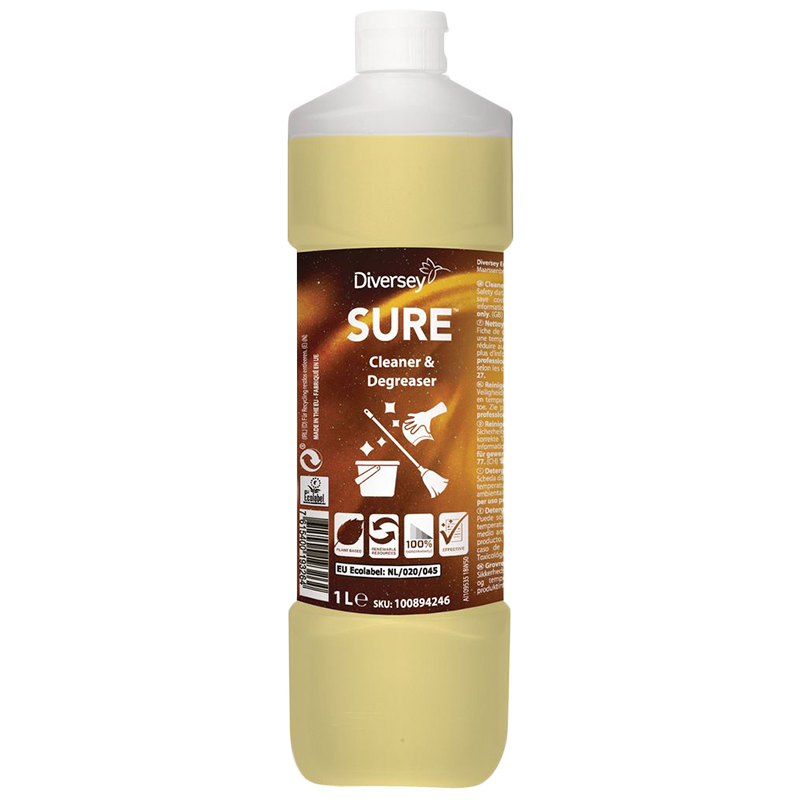 SURE Cleaner & Degreaser 1 L. - Kjøkkenrenhold - NOWAS AS