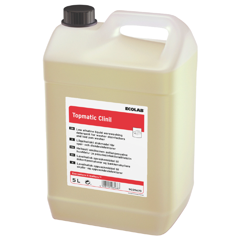 Ecolab Topmatic clinil, 5 L. - Instrument Rengjøring - NOWAS AS