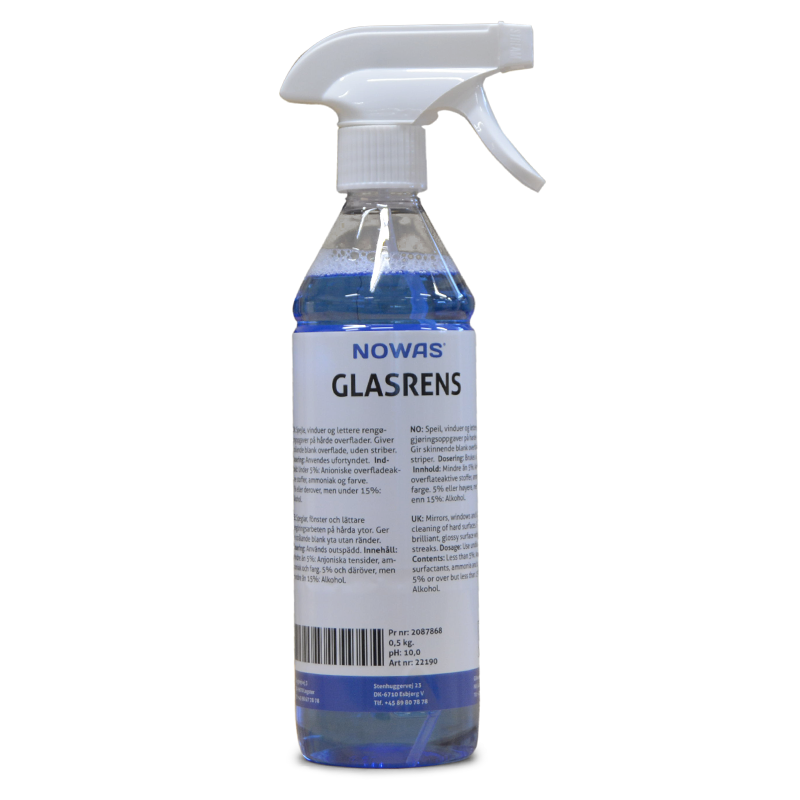 Glasspuss spray 500 ml. - Vinduspuss - NOWAS AS
