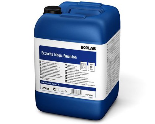 Ecolab Ecobrite Magic Emulsion 25 kg - Tøyvask / vaskepulver - NOWAS AS