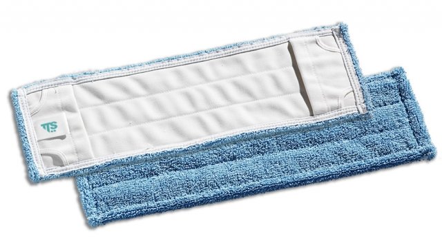 TTS MicroBlue mopp med lommer 40 cm. - Mopper med lommer - NOWAS AS