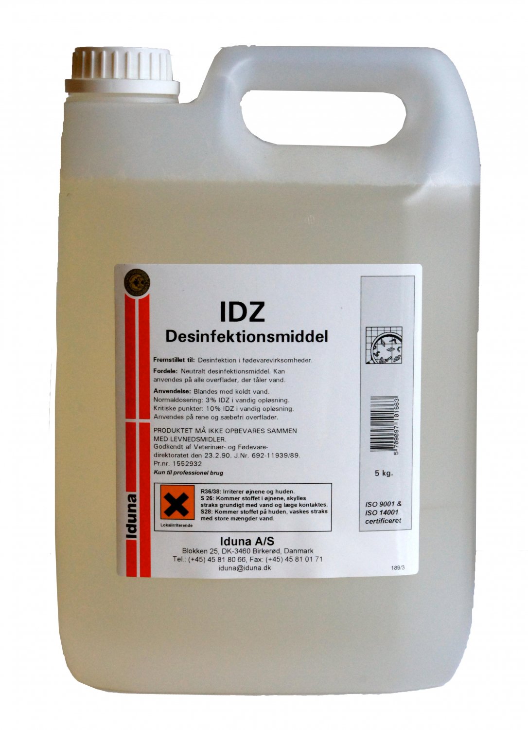 IDZ Desinfeksjonsmiddel 5 kg. - Desinfeksjon - NOWAS AS